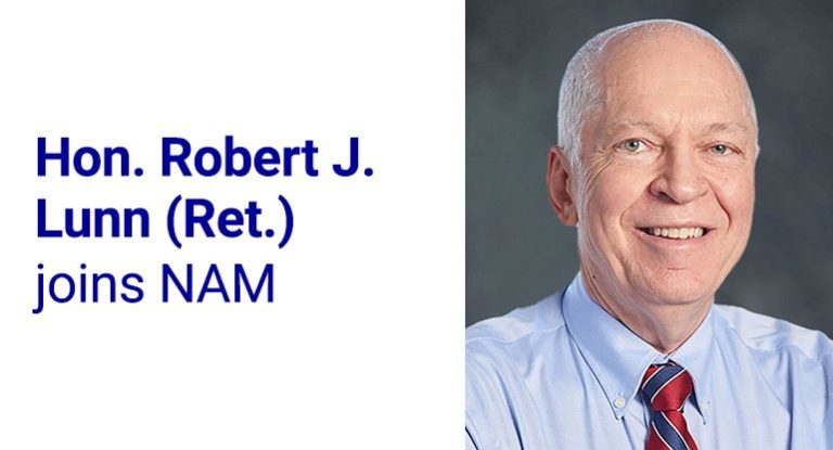 The Honorable Robert J. Lunn (Ret.) Joins NAM’s Esteemed Panel of ...